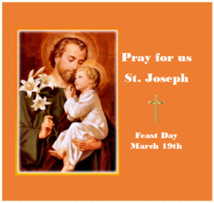 St. Joseph Feast Day - March 19th - St. Patrick Catholic School